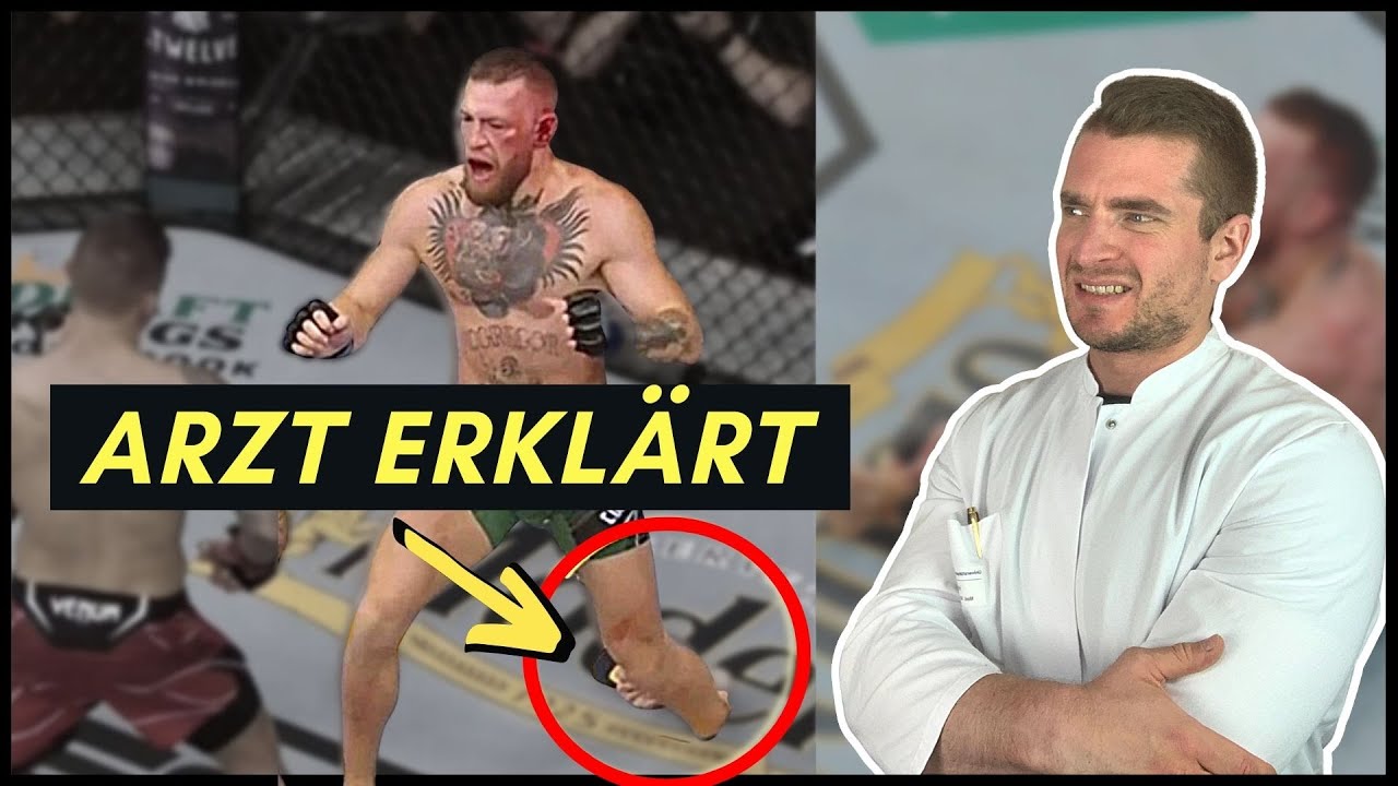 Conor McGregor Beinbruch (MMA - UFC) - Arzt erklärt Verletzung ...