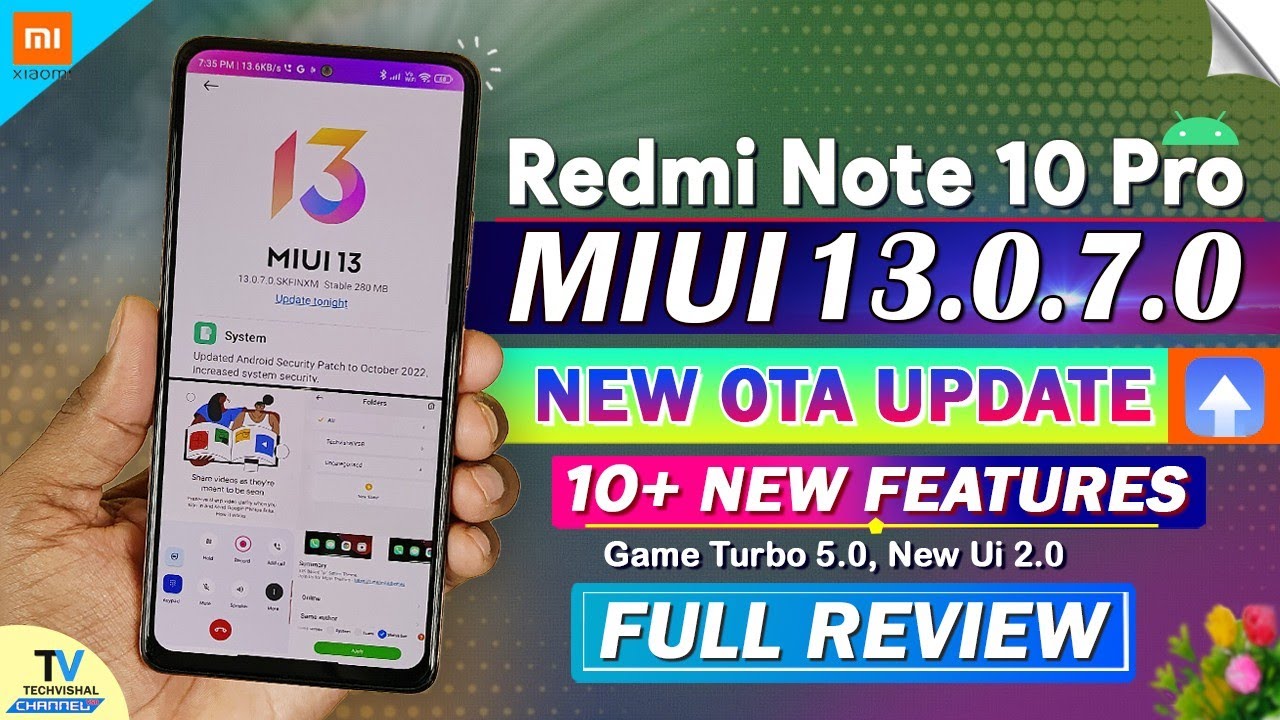 Redmi Note 10 Pro New MIUI 13.0.7.0 Update Full Review | 10+ Features ...