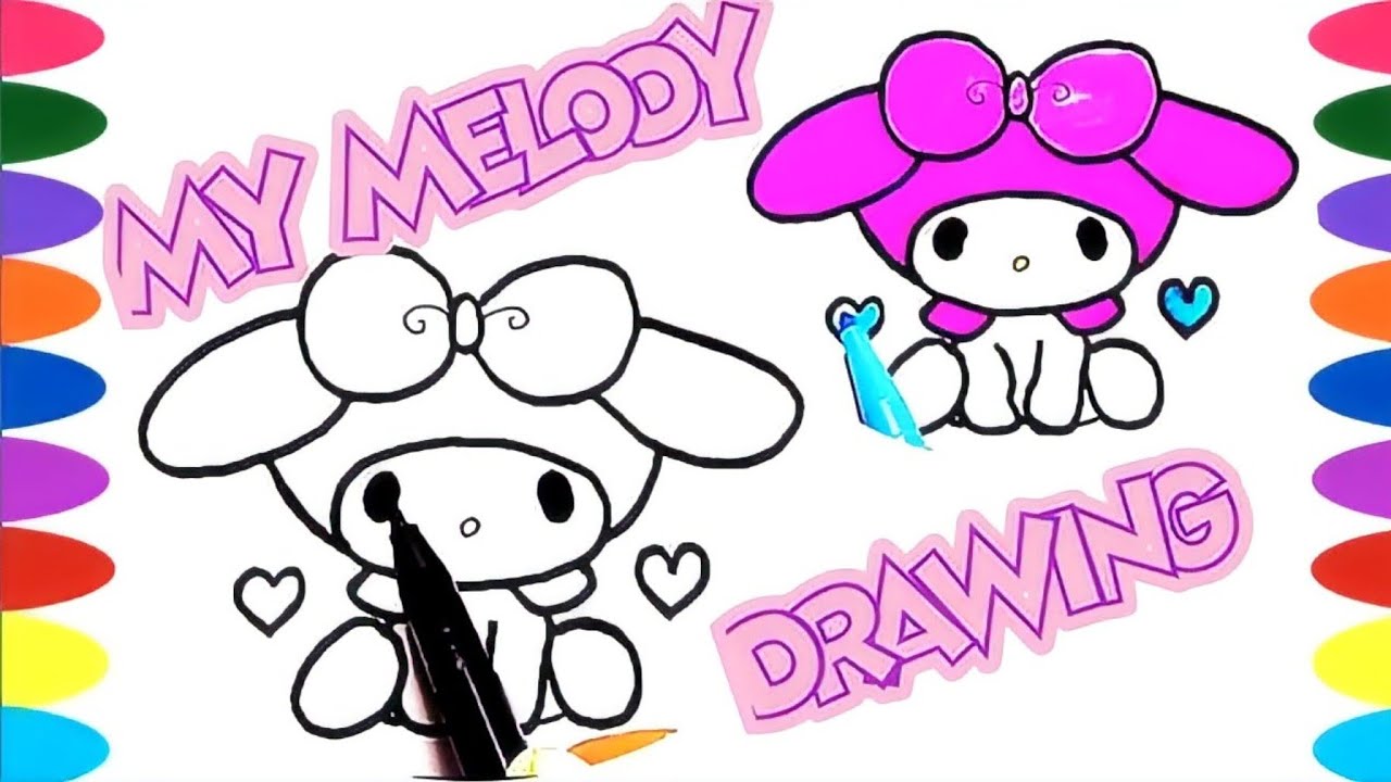 HOW TO DRAW MY MELODY | Character - YouTube