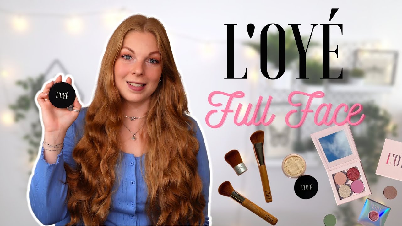 GLOW UP with L'OYÉ Cosmetics - Full Face Makeup Tutorial - YouTube