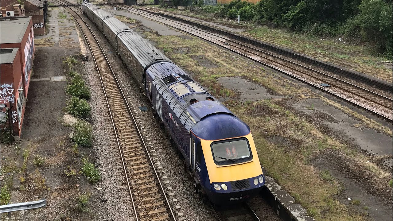 43009 + 43010 GWR leaving Old Masbrough Station - YouTube