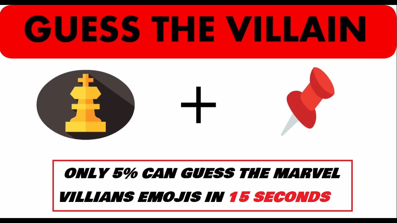 CAN YOU GUESS THE MARVEL VILLAINS BY EMOJIS? | EMOJI PUZZLES | EMOJI ...