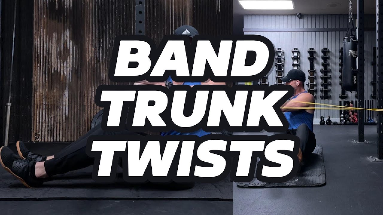 How To Do Band Trunk Twists | Core Stability - YouTube
