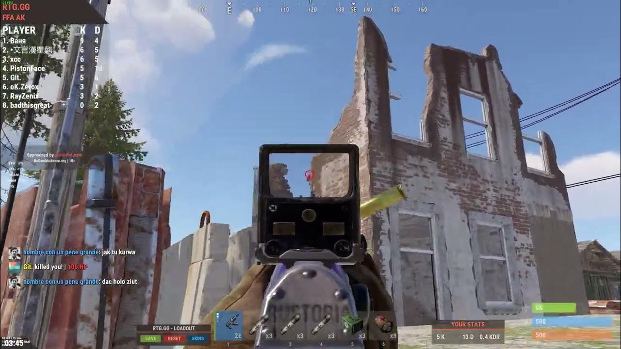 Rust very slowly getting better at aiming - YouTube