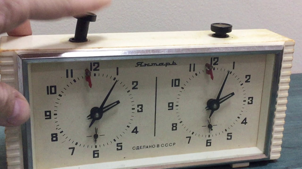 Chess Clock JANTAR ЯНТАРЬ. Vintage Soviet Russian Chess Timer. Made in ...
