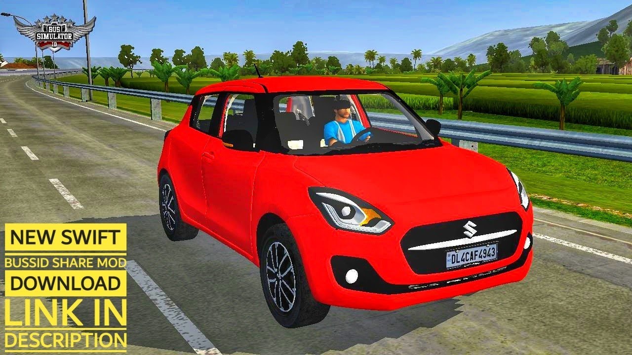 Bussid _ New swift car mod for bus simulator Indonesia _bussid car mod ...