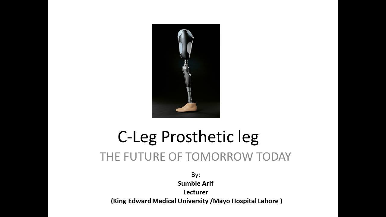 C-leg Prosthesis. Advance lower limb prosthesis. - YouTube