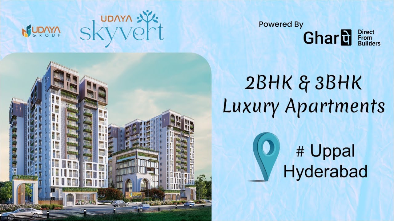 Udaya Skyvert by Udaya Group | 2 & 3 BHK Flats in Uppal, Hyderabad | # ...