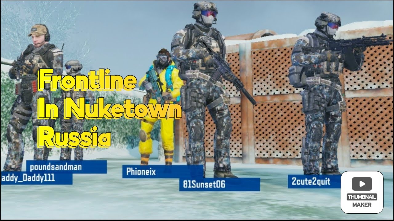 frontline in Codm Nuketown Russia - YouTube