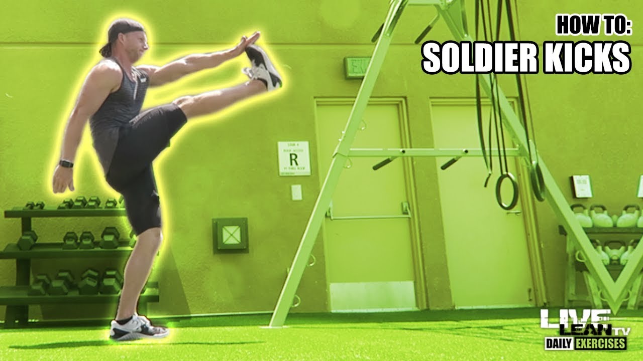 How To Do ALTERNATING SOLDIER KICKS | Exercise Demonstration Video and ...
