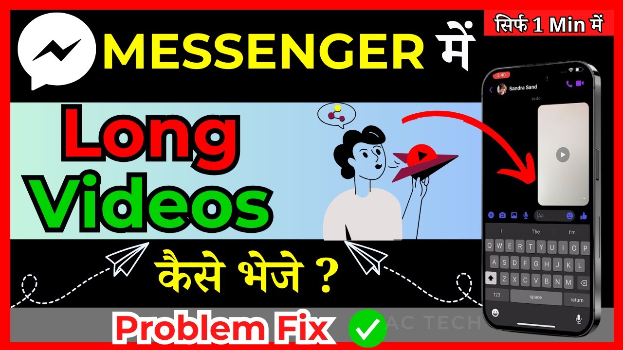 How To Send Long Videos In Messenger | Send Large Video on Facebook ...