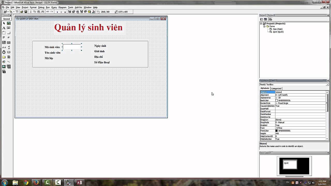 Bài 2 Thiết Kế Giao Diện Visual Basic Phần 2 Lập Trình Visual