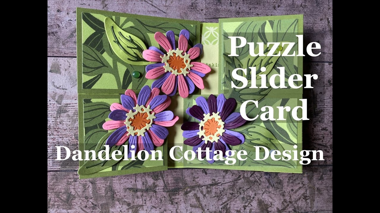 How To Make The Puzzle Slider Card - YouTube