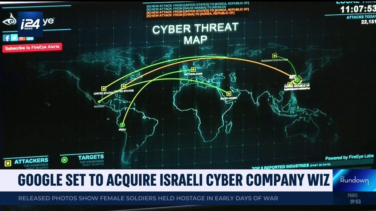 Google set to acquire Israeli cyber company Wiz - YouTube
