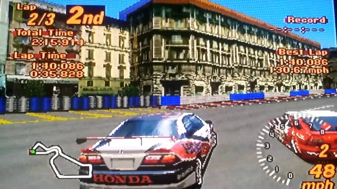 Gran Turismo 2 - Super Touring Car Trophy Race #5: Rome Circuit - YouTube