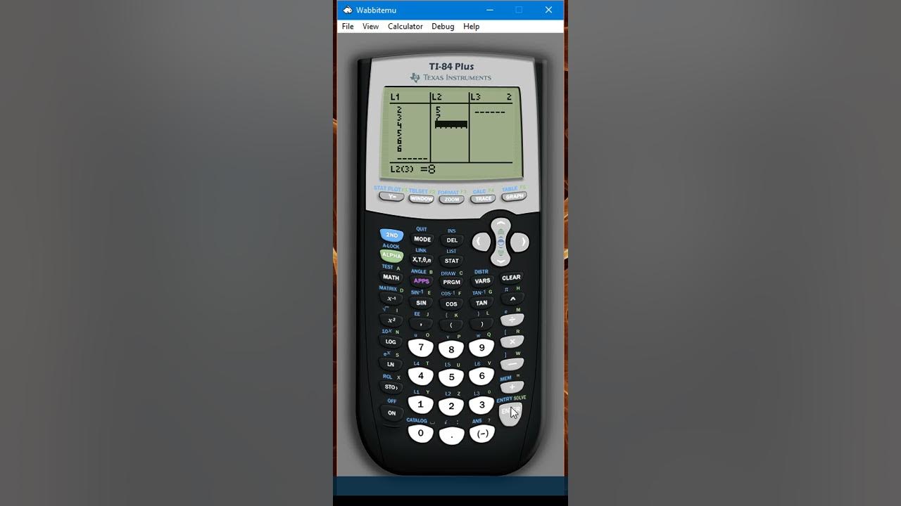 Linear Regression using TI 84 - YouTube