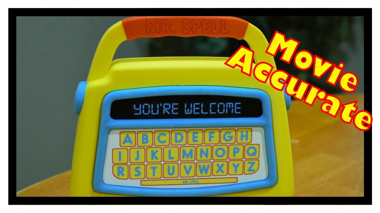 I made a Mr. Spell custom toy - YouTube