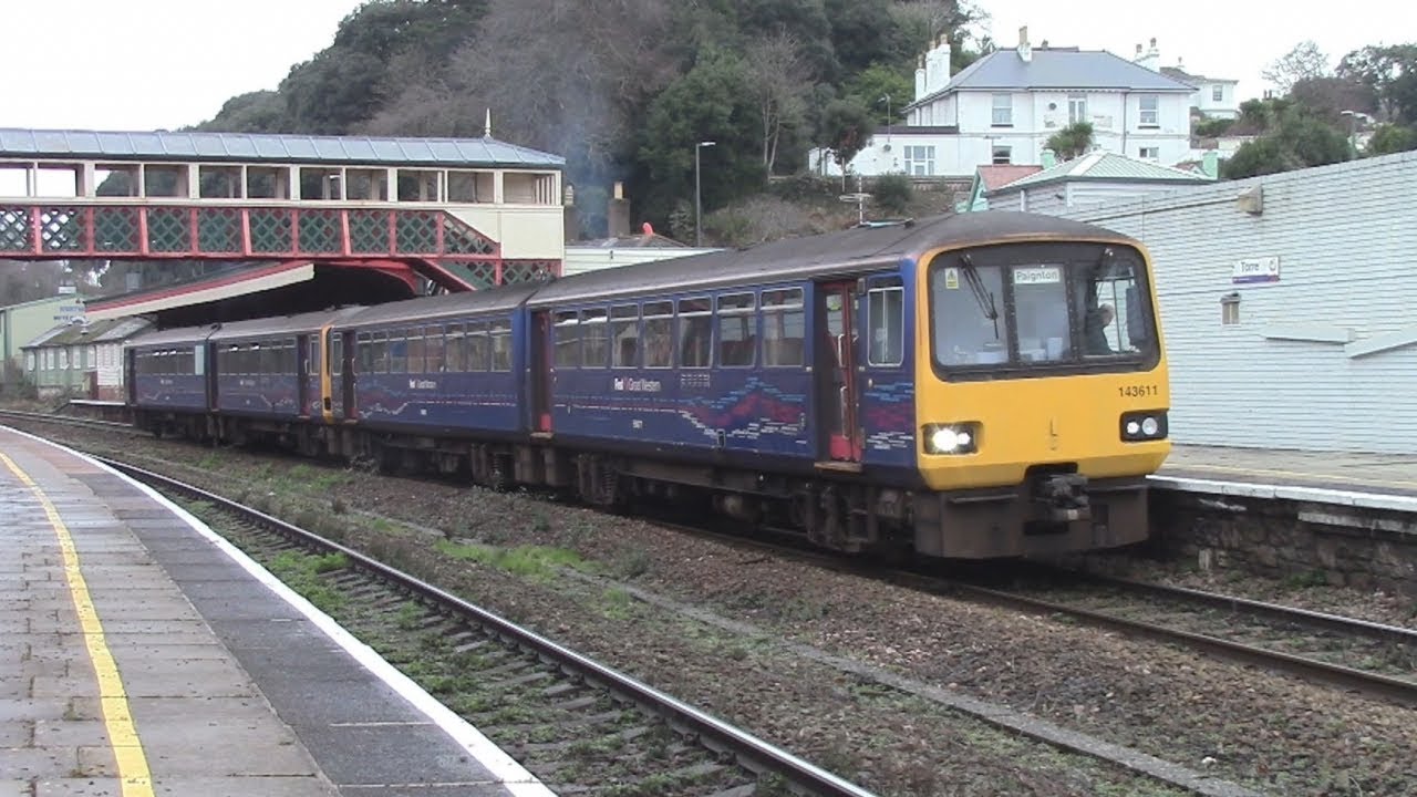 PERSISTENT PACERS - Class 143 in South Devon in 2017 - YouTube
