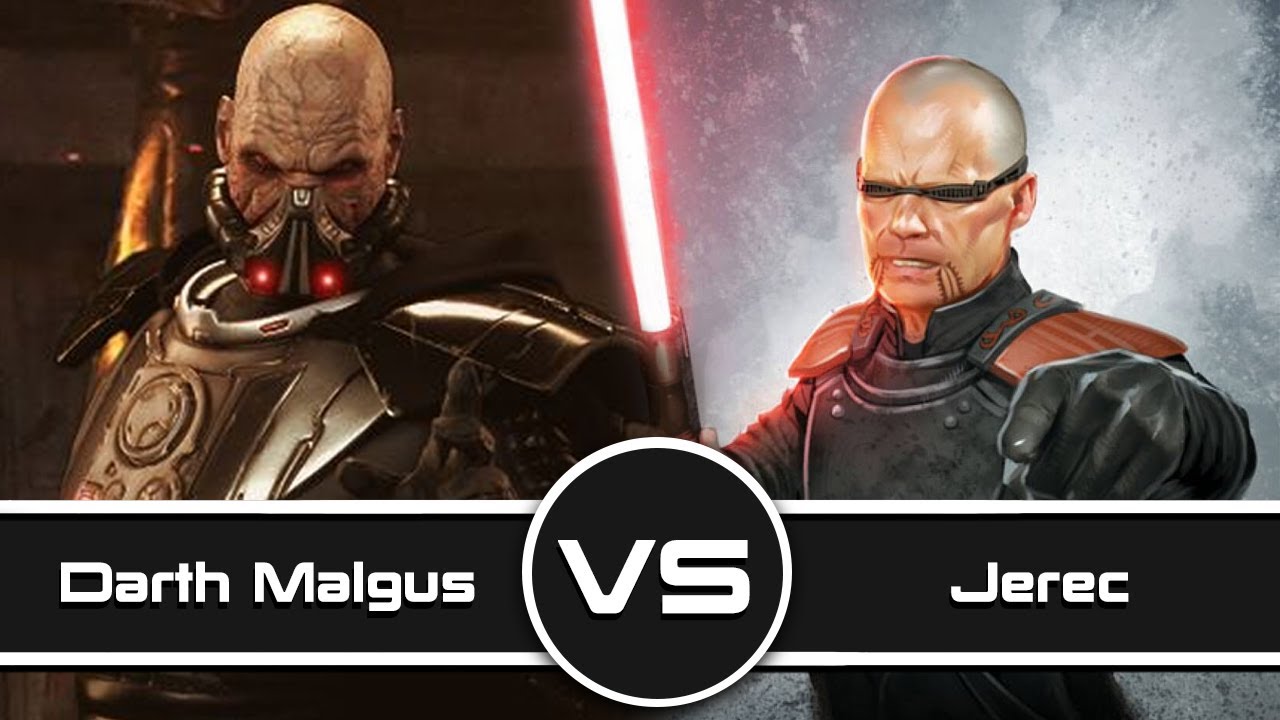 Versus Series: Darth Malgus Vs. Inquisitor Jerec - YouTube