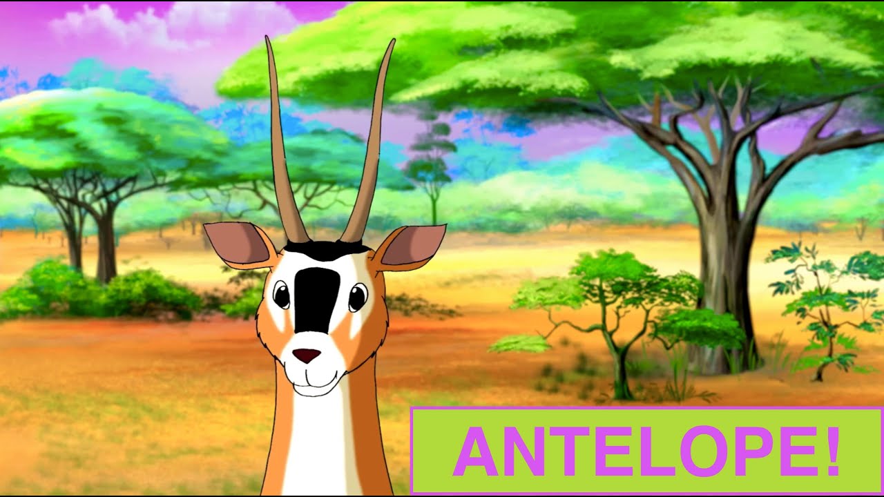 Animal Cartoon - Children Cartoon - Kids Learning Cartoon - Antelope ...