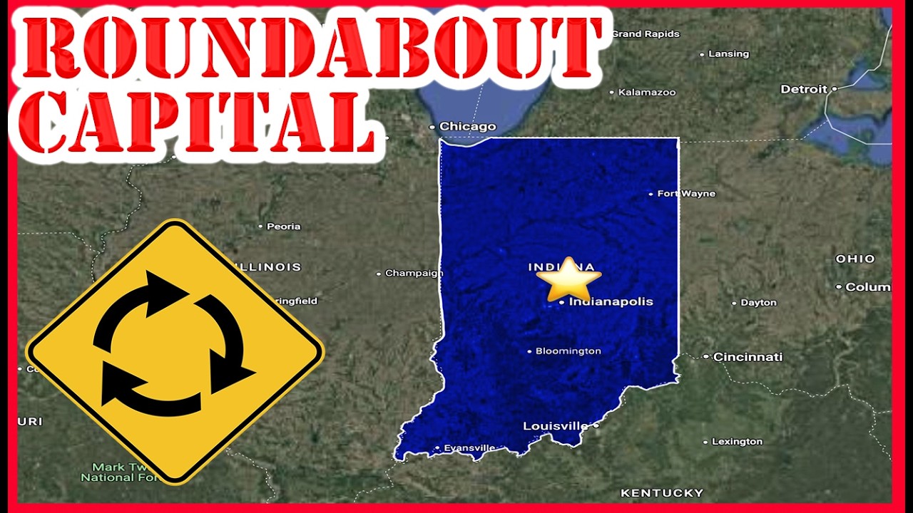 Why Carmel Indiana Built SO MANY Roundabouts | The Roundabout - YouTube