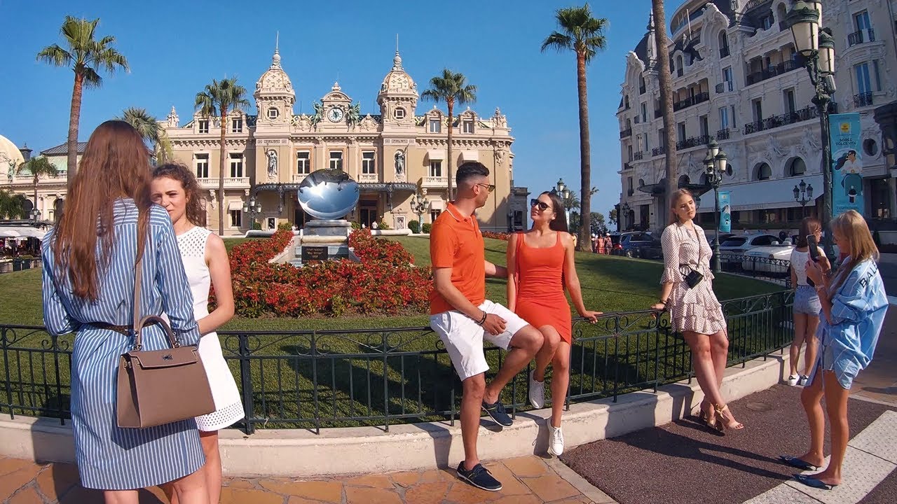Walking Monte-Carlo’s CASINO SQUARE in Monaco, French Riviera - YouTube