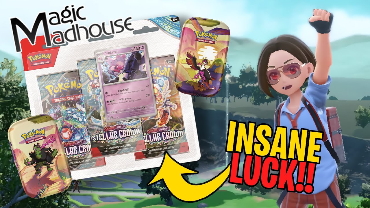 MAGIC MADHOUSE BROUGHT BACK MY 3-PACK BLISTER LUCK?!?! (Pokemon Opening ...