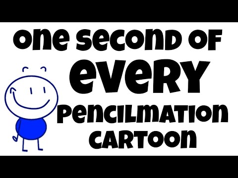 One Second of Every Pencilmation Cartoon (2004-2018) (read desc, this ...