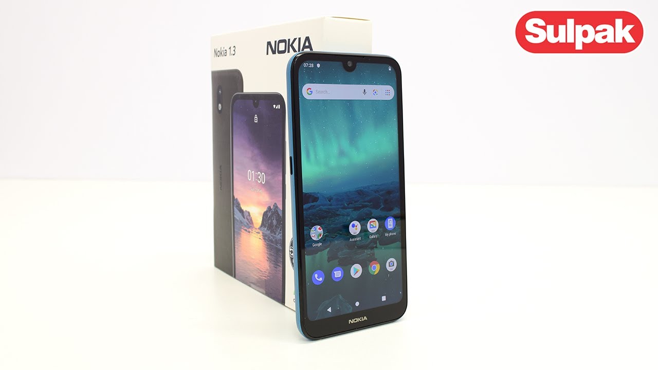 Смартфон Nokia 1.3 1/16GB Cyan (TA-1205 DS) cis ua распаковка - YouTube