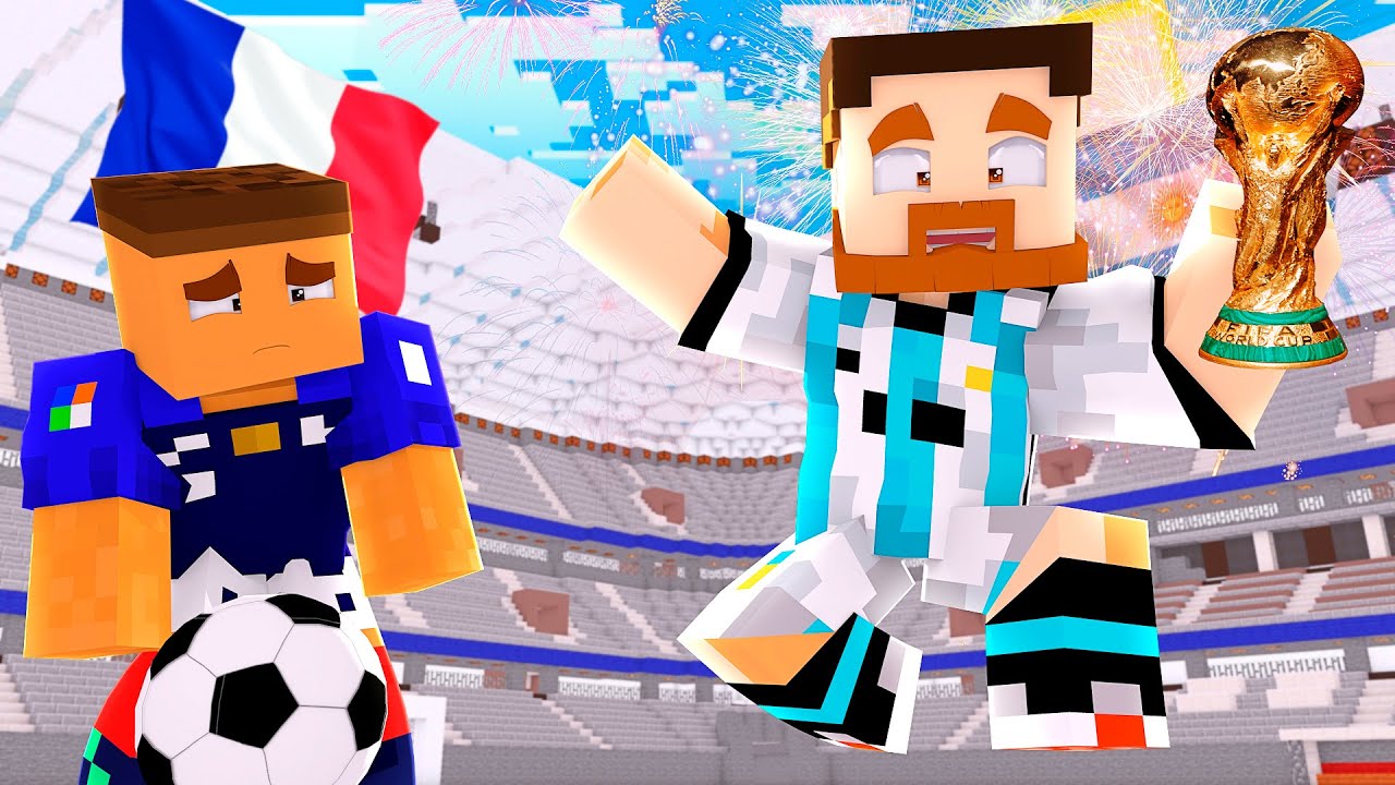 NOS INVITAN A LA FINAL DEL MUNDIAL QATAR 2022 EN MINECRAFT 😱⚽ ...