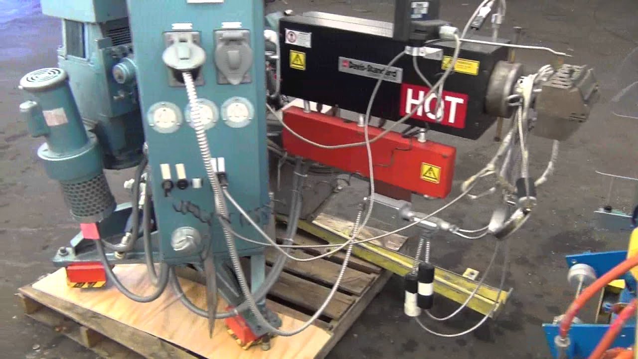 Used- Davis Standard 7" Wide Sheet Line stock # 44517001 - YouTube