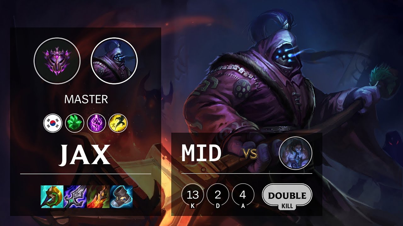 Jax Mid vs Sylas - KR Master Patch 11.21 - YouTube