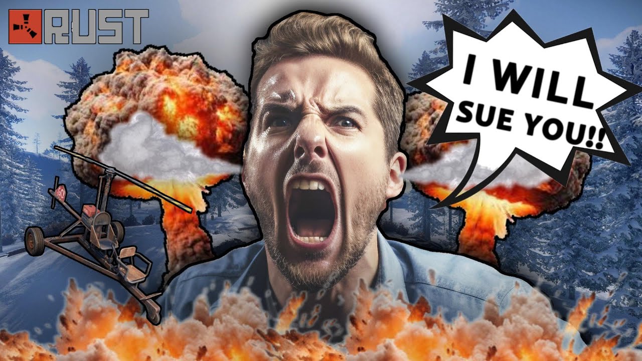 Angry Rust Tryhard Threatens To Sue Me For Minibombing Him Youtube