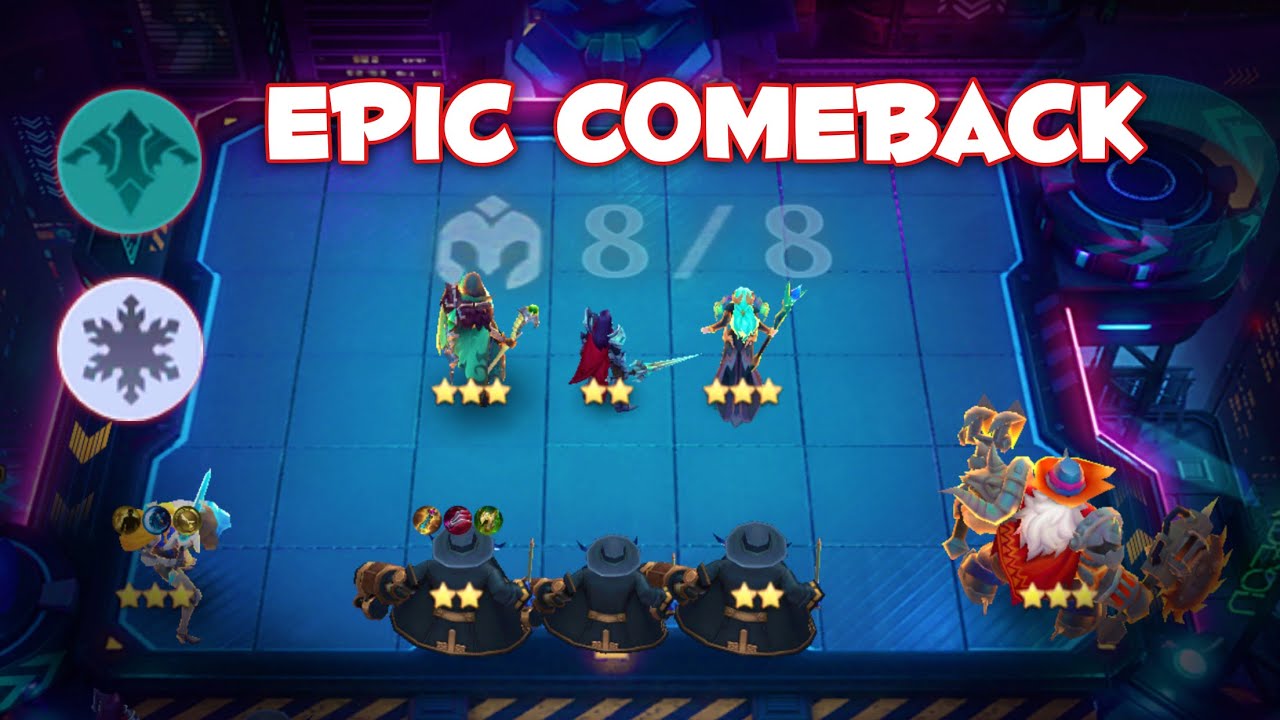 EPIC COMEBACK WITH COMBO NECROKEEP NORTHERN VALE | MAGIC CHESS MOBILE ...