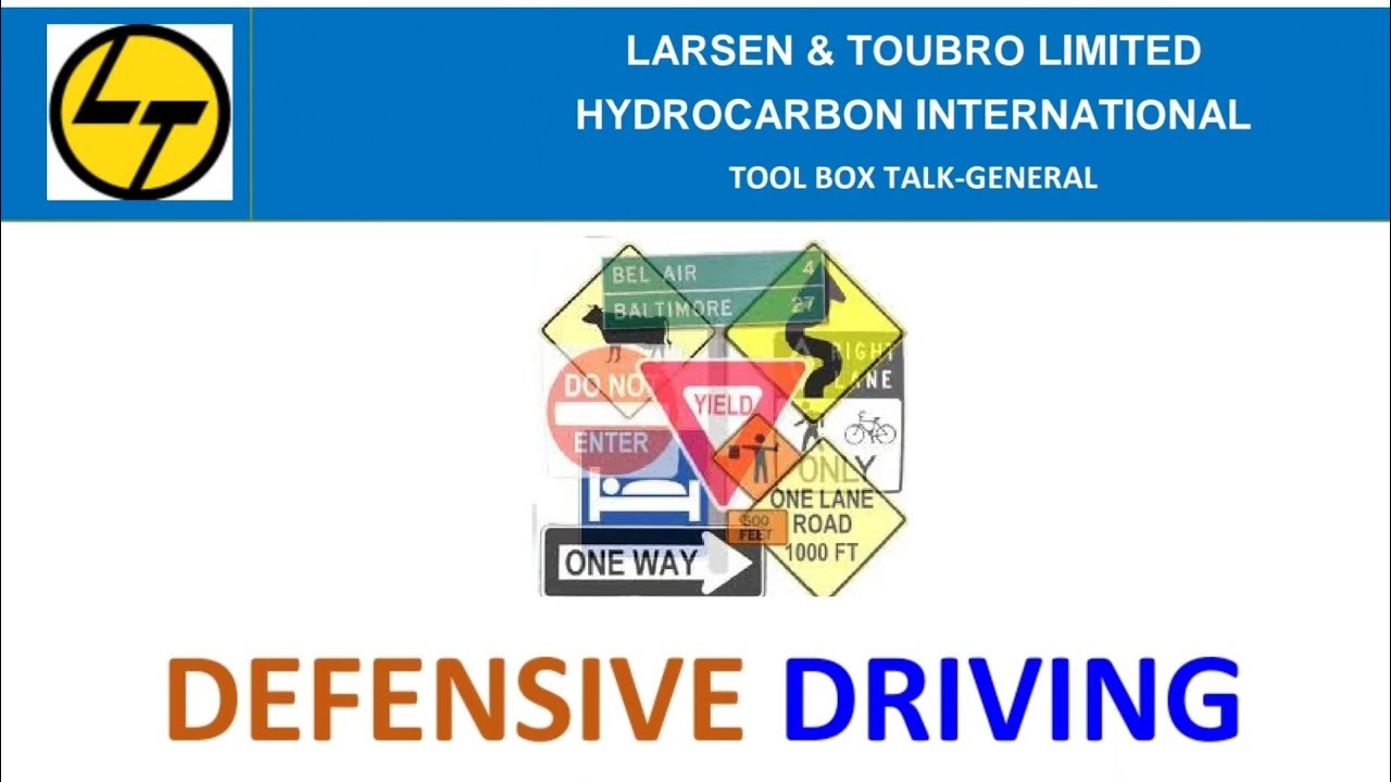 Defensive Driving ( L&T ) Tool box topics - YouTube