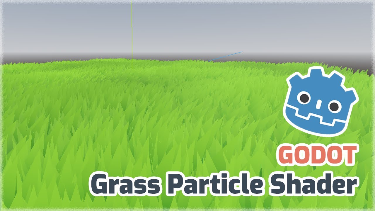 Grass Particles Shader, brief explanation, free download - Godot 4 - YouTube