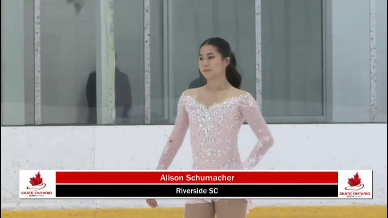 Alison Schumacher 2021 Skate Ontario Sectional Championships - SP - YouTube
