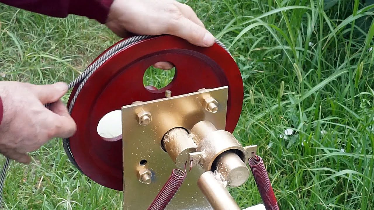 New !!! How to create a perpetual motion machine with 4 springs - YouTube