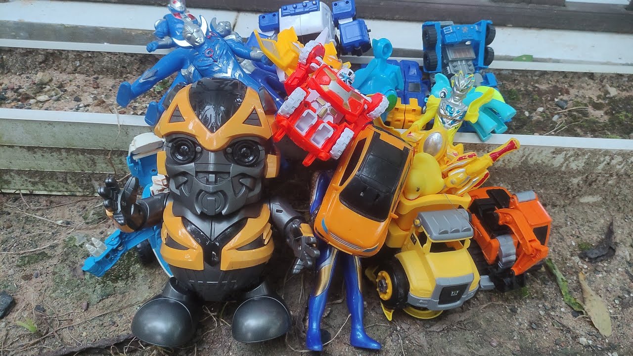 Seru..Menemukan Tumpukan Mainan Robot Mobil Tritan Galaxy Derek ...