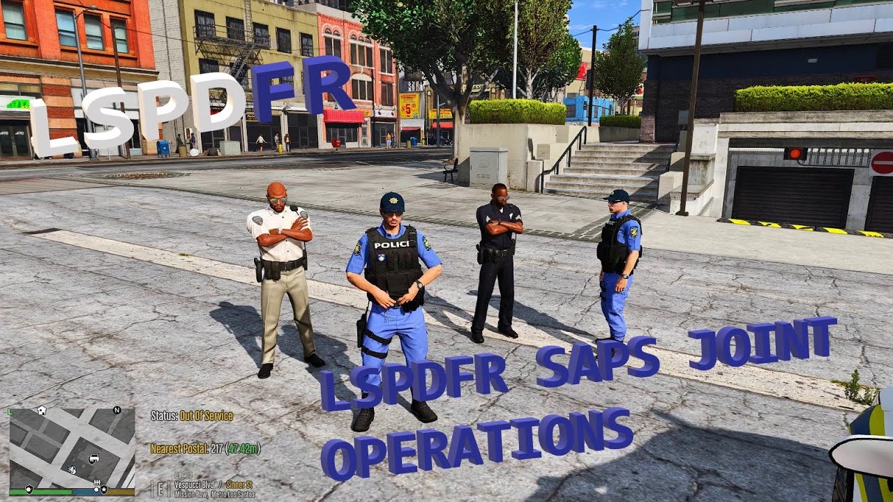LSPDFR SAPS JOINT ops - YouTube