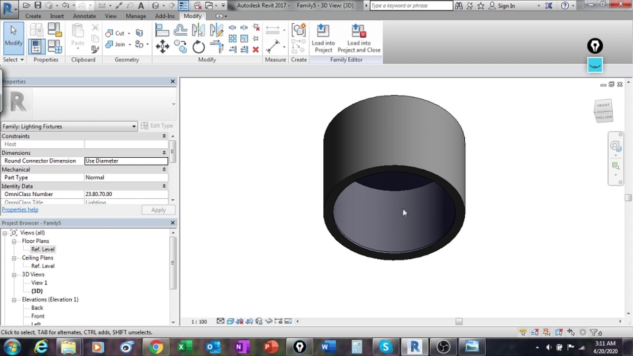 revit recessed lights part 2 - YouTube