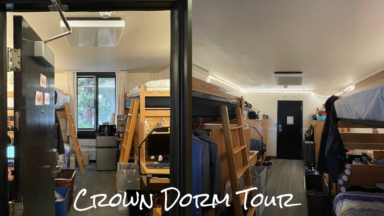 Vlog 78 - Crown College Lower Quad Triple Dorm Tour! - YouTube