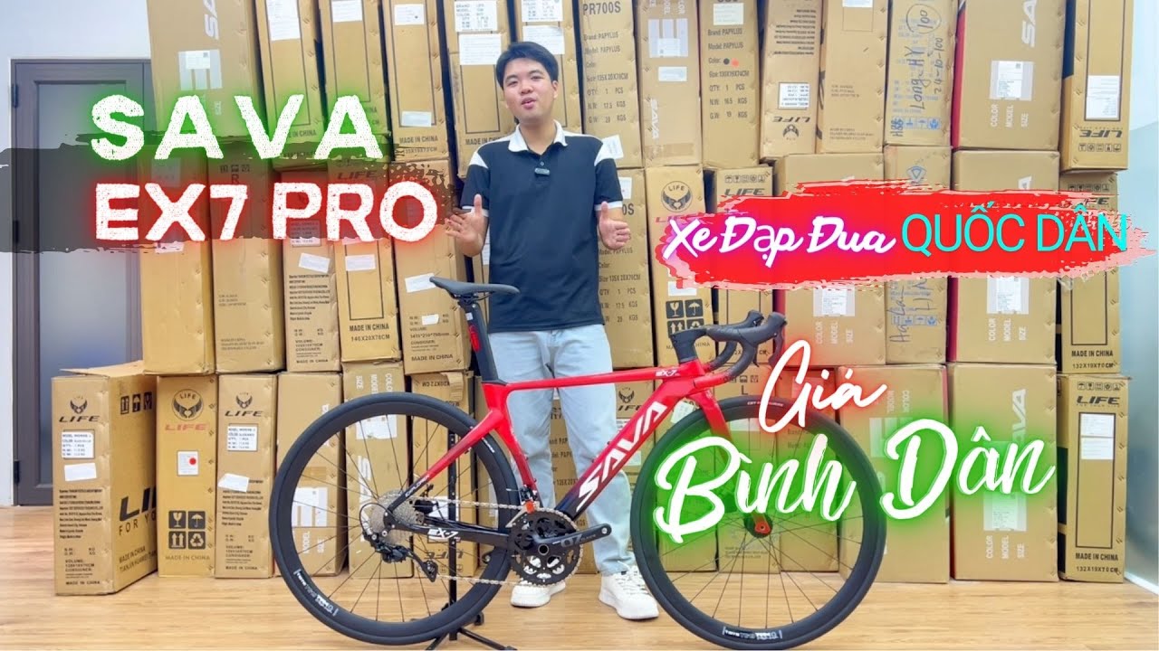 SAVA EX7 PRO mẫu xe đạp đua QUỐC DÂN - Giá BÌNH DÂN quá hấp dẫn không ...