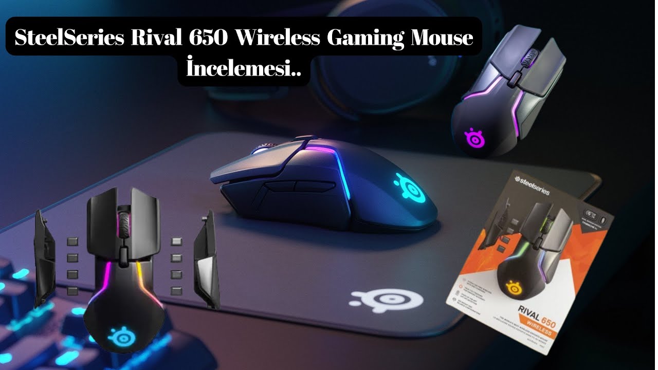 SteelSeries Rival 650 Wireless Gaming Mouse İncelemesi...! - YouTube