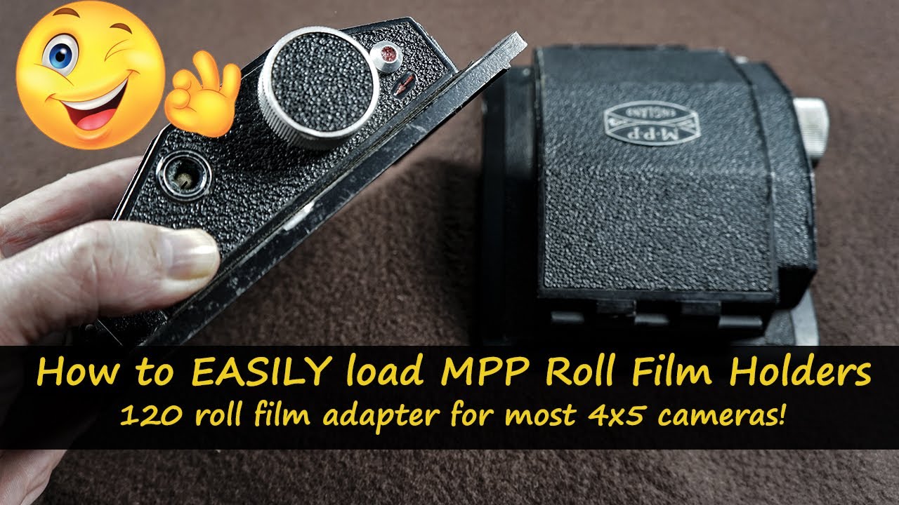 How to EASILY load MPP Roll Film adapters. A 120 roll film adapter for ...