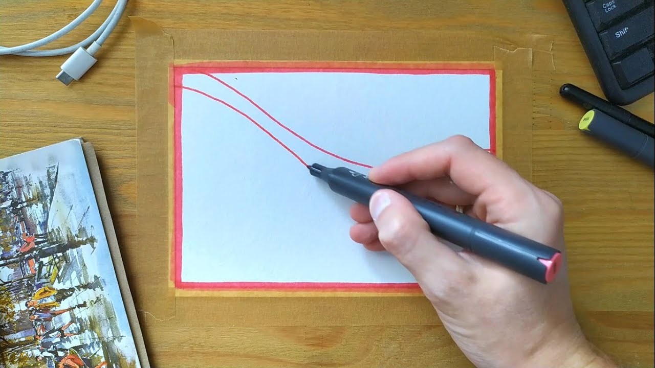 Absolutely EVERYONE Can Draw THIS Satisfying and Beautiful Picture! Try ...