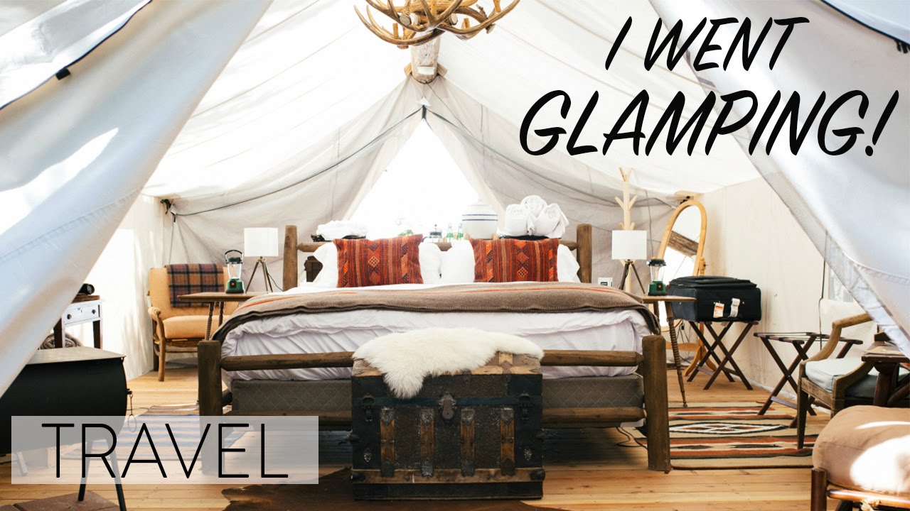 Glamping in Montana | Tent/Room Tour - YouTube