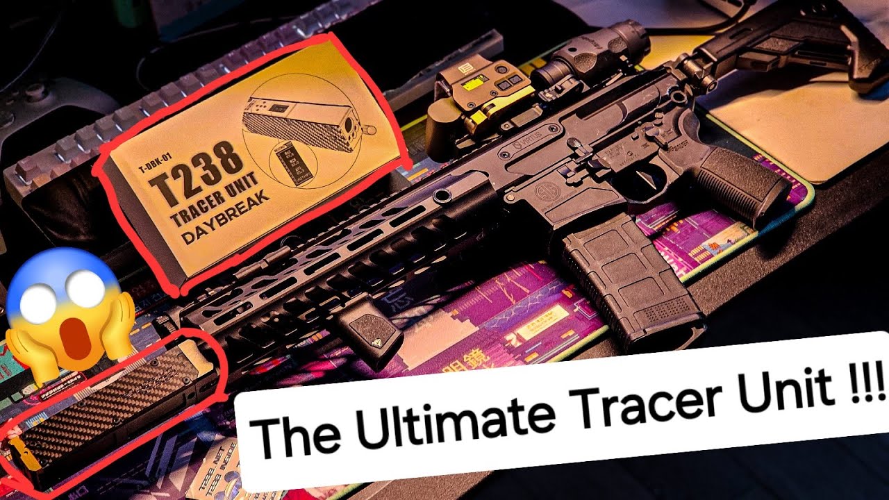 The Ultimate Tracer for airsoft!! [T238 Daybreak Tracer Unit] - YouTube