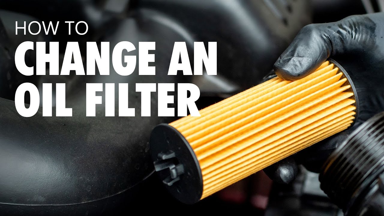 HOW TO CHANGE AN OIL FILTER - YouTube