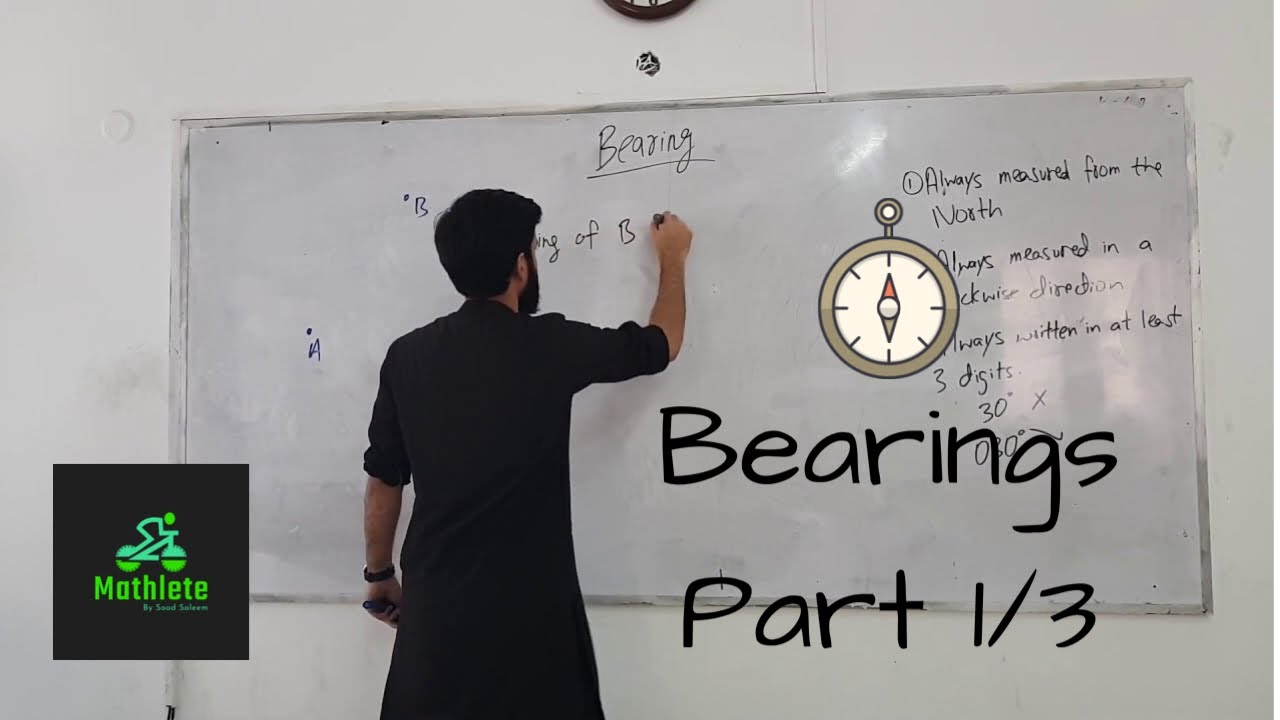 O Level/IGCSE Math - Further Trigonometry (Bearings Part - 1) - YouTube